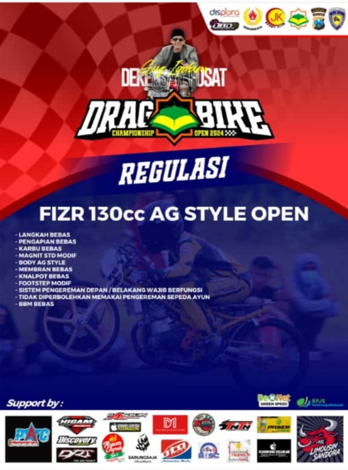 Gus Iqdam Dekengan Pusat Dragbike Open Championship 2024 : Higam Indonesia Buka Kelas Baru ...